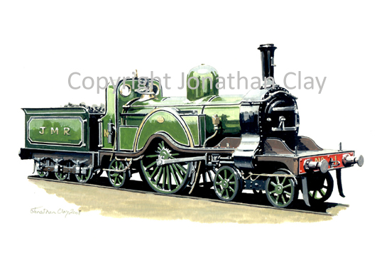 Jonathan Clay Transport Art | Jaywick Miniature Railway Stirling 4-2-2 ...