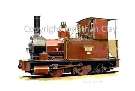 Jonathan Clay Transport Art | Fletcher Jennings 0-4-0T William Finlay
