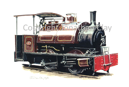 Jonathan Clay Transport Art | Hughes-Falcon 0-4-2ST No.1
