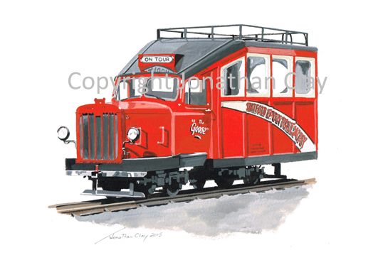 Jonathan Clay Transport Art | Statfold Barn Railway ‘The Goose’