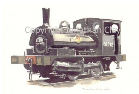 Jonathan Clay Transport Art | Lancashire & Yorkshire Rly Pug 0-4-0ST No ...