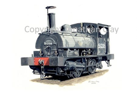 Jonathan Clay Transport Art | Lancashire & Yorkshire Rly Pug 0-4-0ST No ...