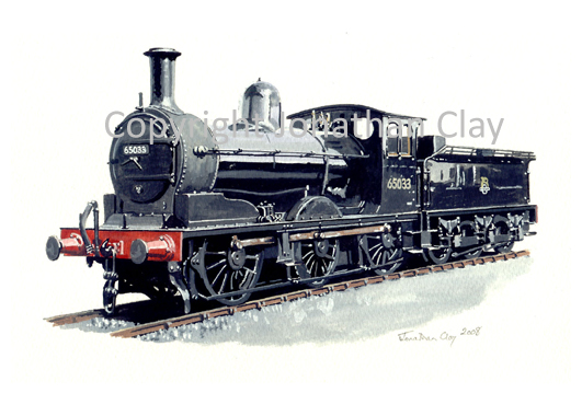 Jonathan Clay Transport Art | LNER J21 0-6-0 No.65033