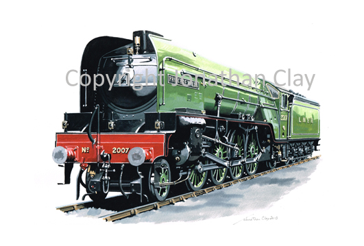 Jonathan Clay Transport Art | LNER P2 2-8-2 New-build No.2007 Prince of ...