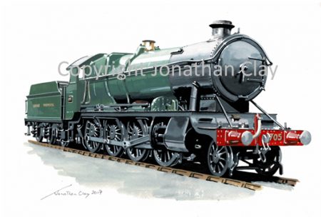 Jonathan Clay Transport Art | GWR 47XX 2-8-0 No. 4705